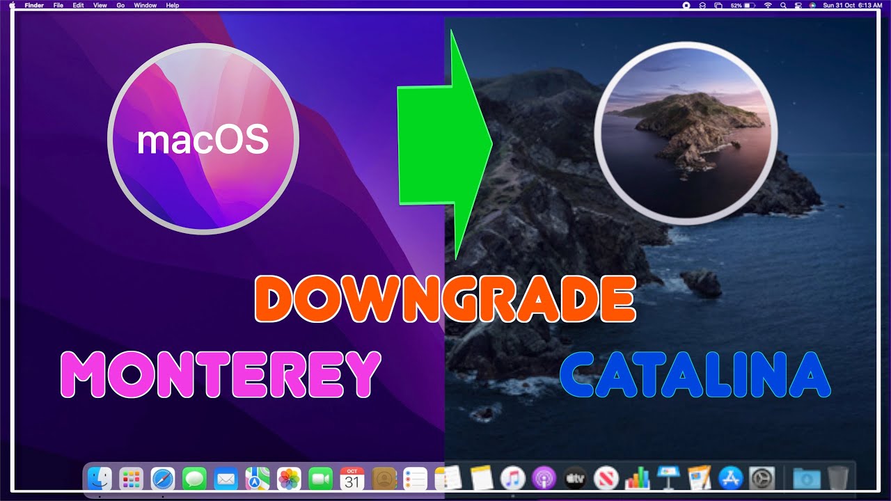 How to downgrade macOS Monterey - YouTube
