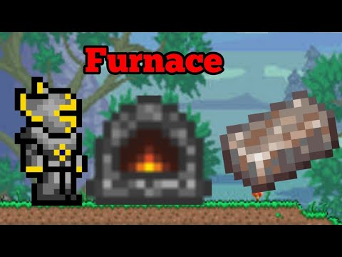 Terraria Let's Play (2)/Furnace and Iron Ore. - YouTube