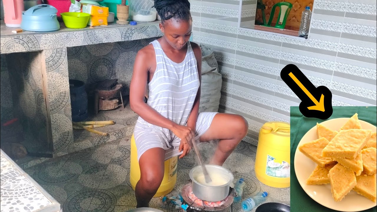 COOKING THE MOST APPETIZING FUDGE//LABANIA ZA MAZIWA//KENYAN MILK FUDGE ...