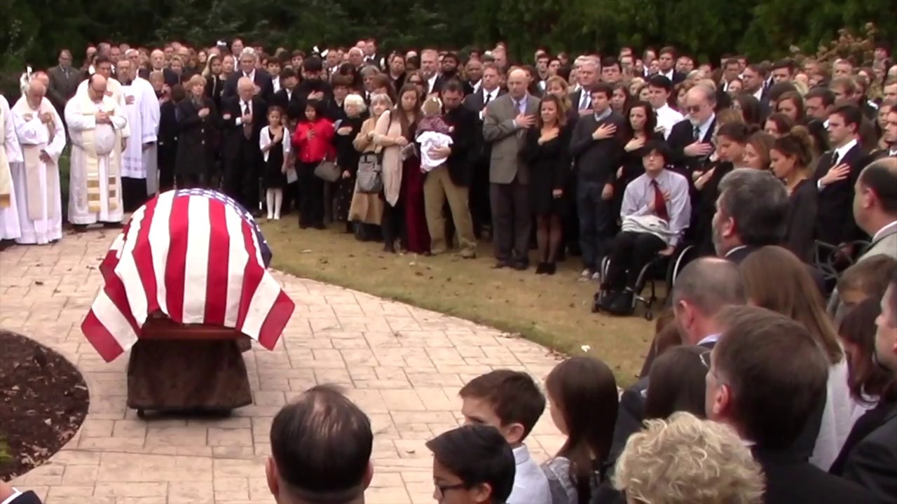 Jeff Spillane Funeral - Military Honors - YouTube