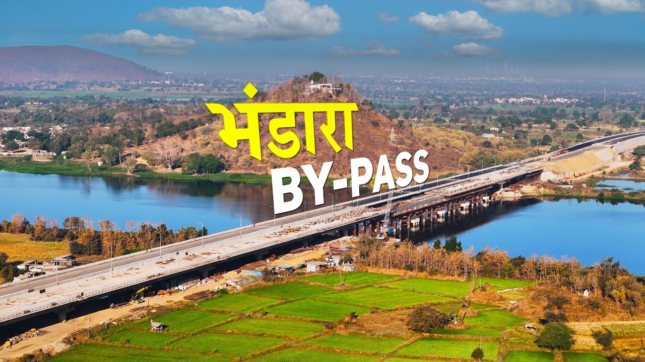 Bhandara 14.8km By Pass Project Update || Wainganga River Bridge ...