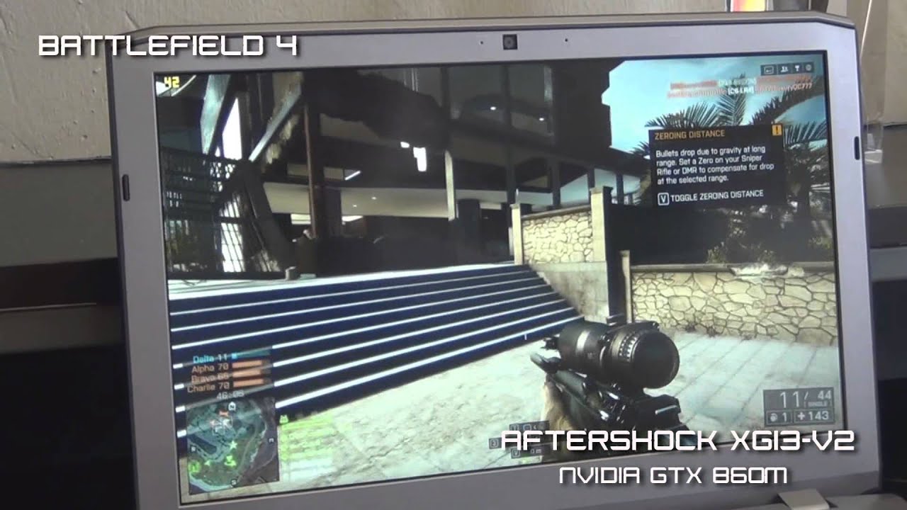 Game Benchmark AFTERSHOCK XG Series - NVIDIA 860m GTX - YouTube