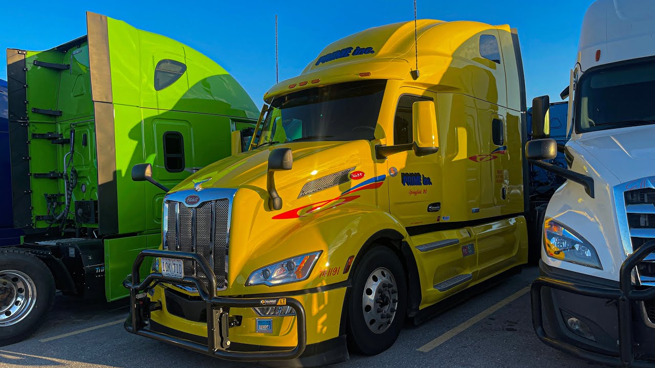 Making More Money Trucking With Prime Inc " DRIVE SLOWER?" - YouTube
