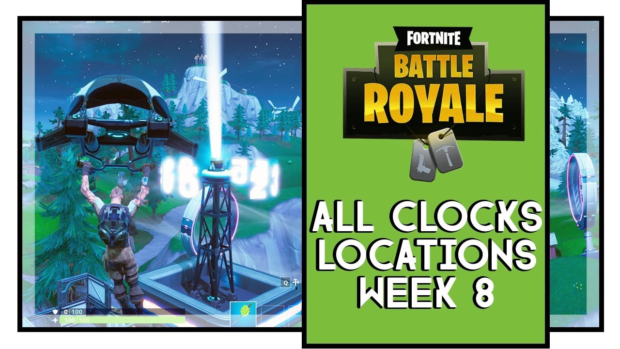 Fortnite All Clocks Locations (Fortnite Visit Different Clocks ...