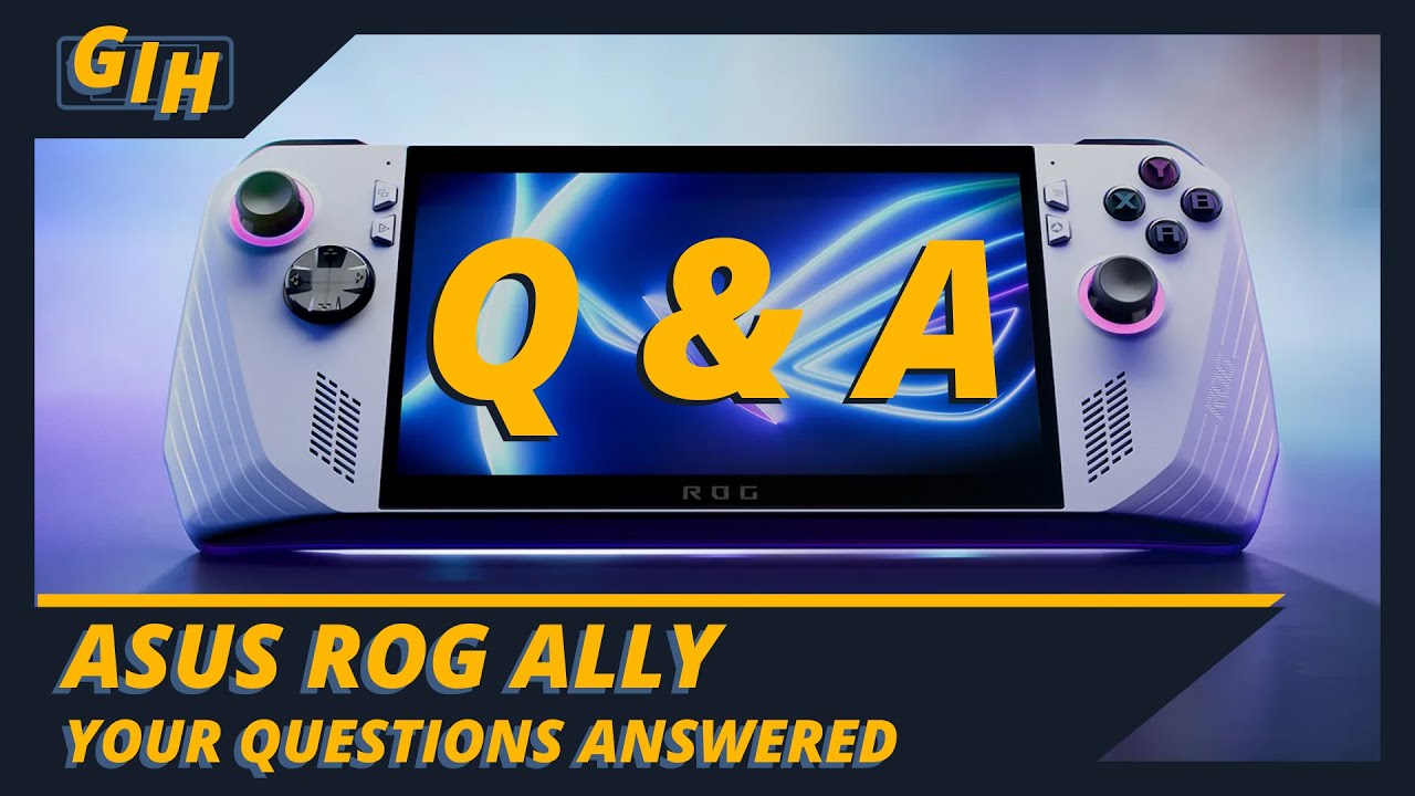 We Got To Test Out The ROG ALLY And We Answer All Of Your Questions ...