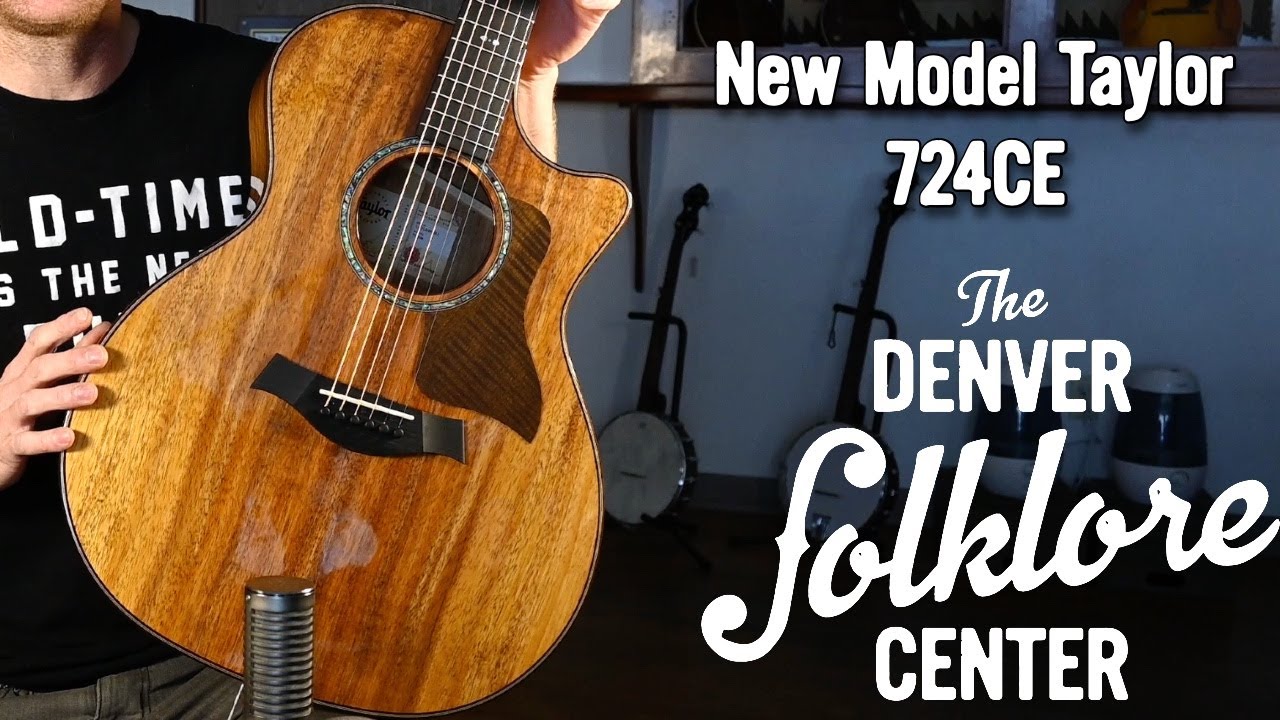 The New And Improved Taylor 724CE! - The Denver Folklore Center - YouTube