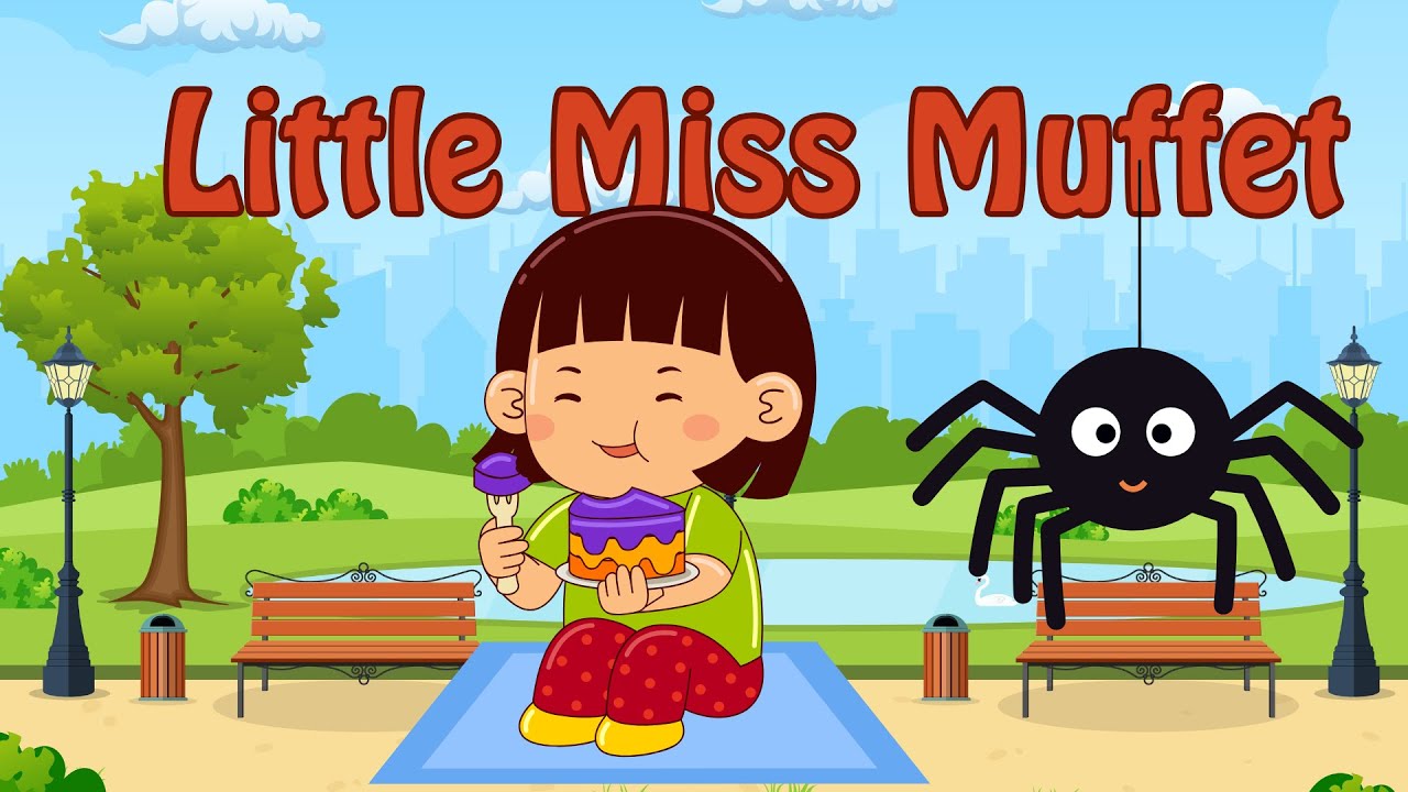 Little Miss Muffet - Nursery Rhyme for Kids - YouTube