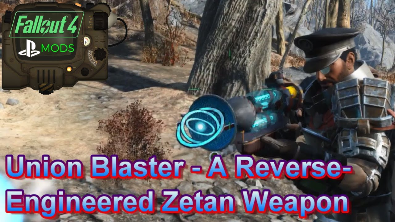 Fallout 4|Mods: Union Blaster - A Reverse-Engineered Zetan Weapon - YouTube