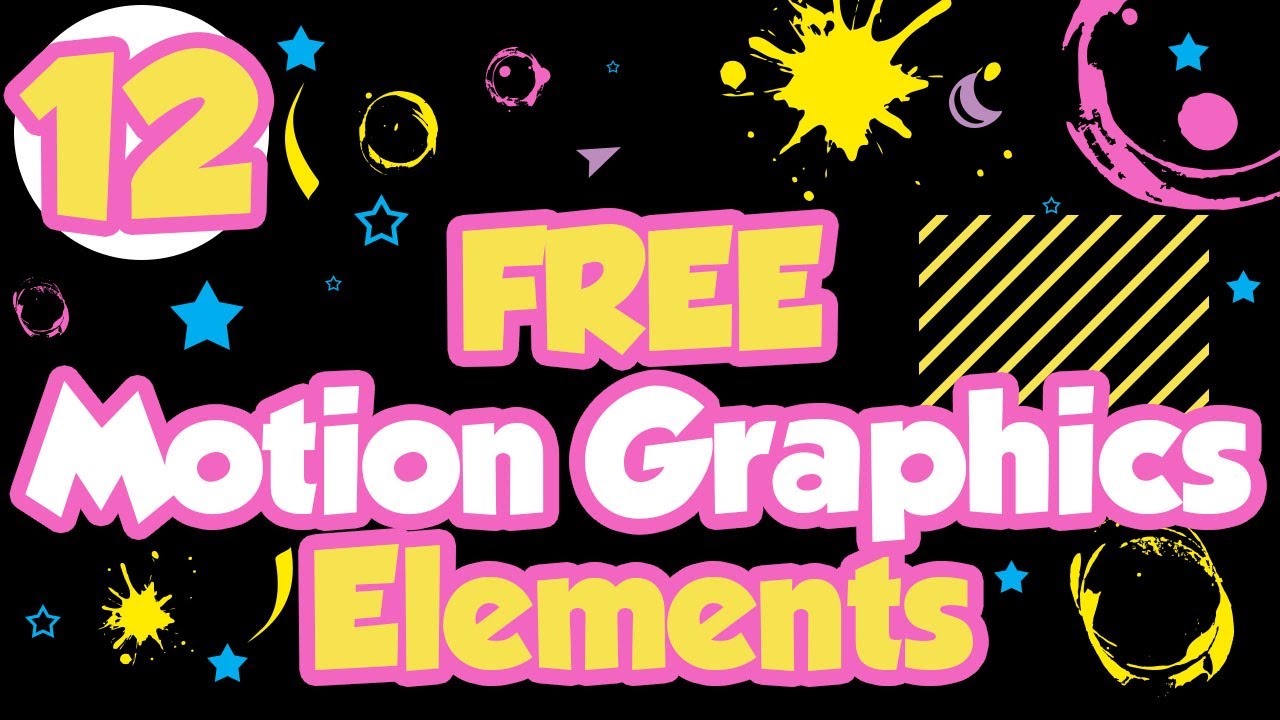No copyright, free motion graphics elements. - YouTube