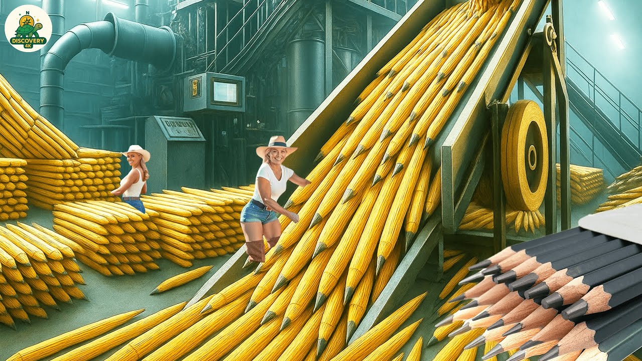 The Mind-Blowing Process: How Millions of Pencils Are Made from ...