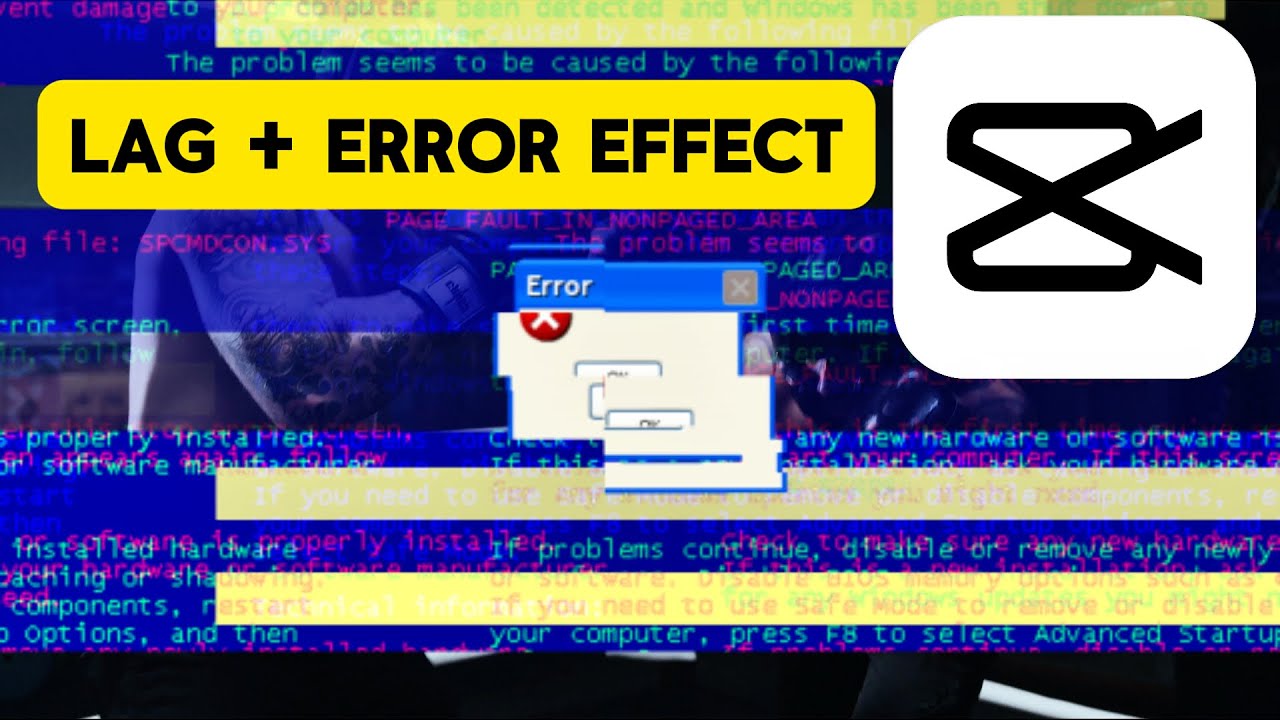 Lag + Error Effect in CapCut PC - YouTube