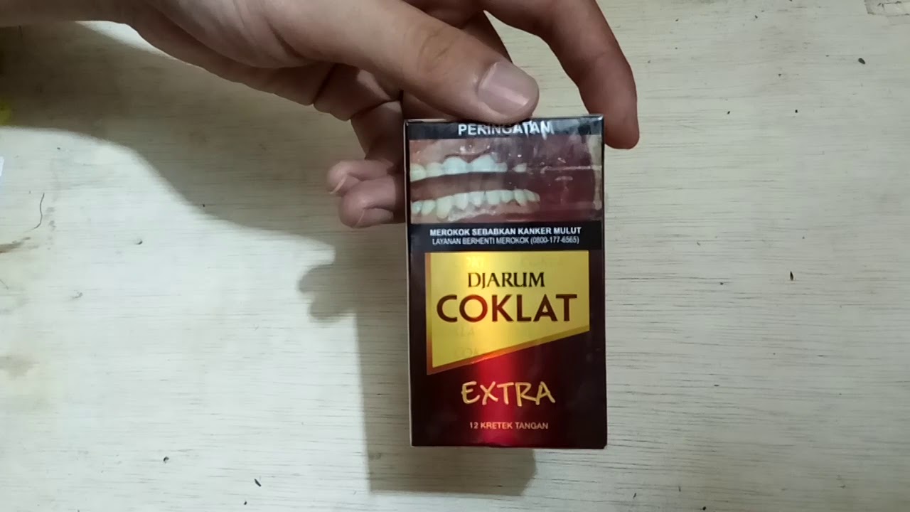 Rokok Kretek Djarum Coklat Extra 12 ~ koleksi paboo 2019 - YouTube