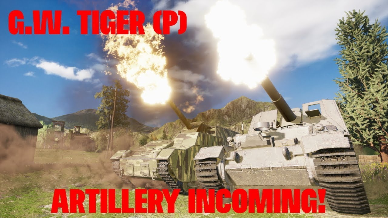 World of Tanks - So much SKILL! G.W. Tiger (P) Artillery! - (World of ...