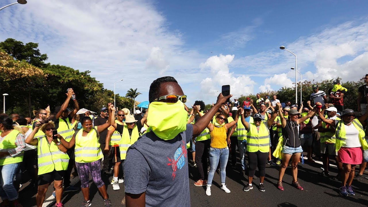 France's 'yellow vest' protests continue all the way on the island of ...