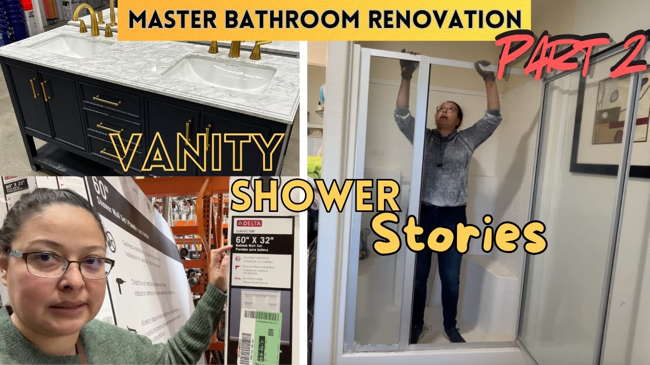 What Nobody Tells You About Master Bathroom Remodels! Vanity, Shower ...