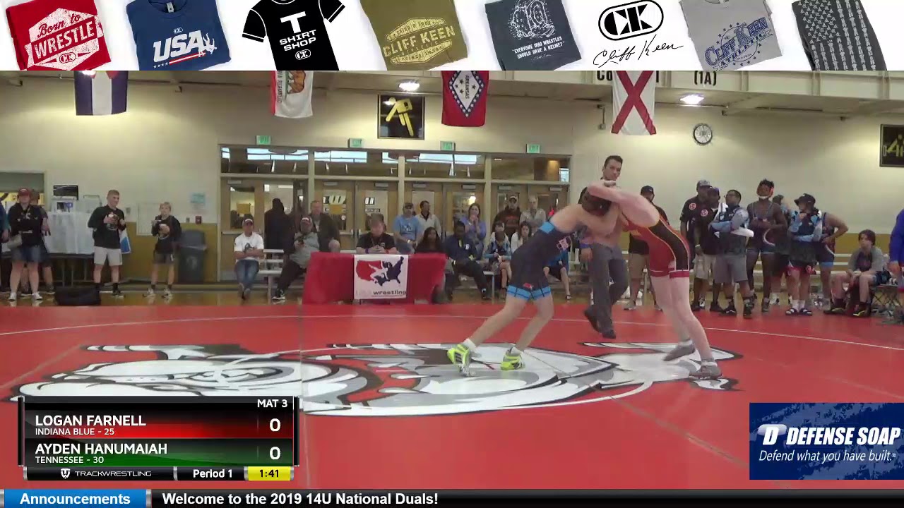 Mat 3 136 Logan Farnell Indiana Blue Vs Ayden Hanumaiah Tennessee - YouTube