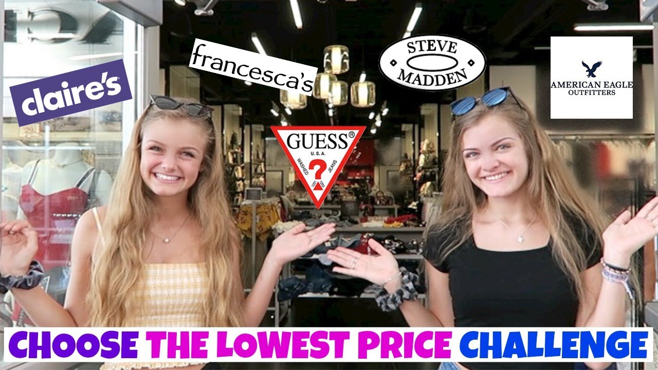 I'll Buy Anything If You Choose the Lowest Price Shopping Challenge ...