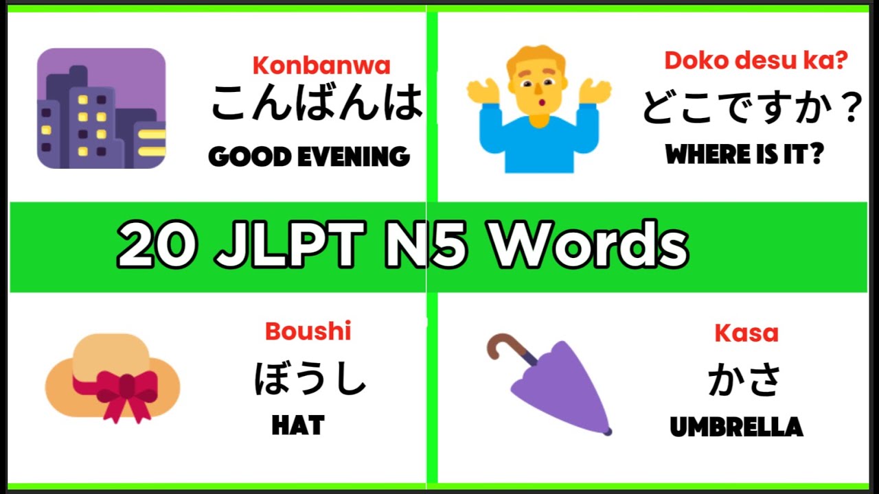 Learn Japanese Vocabulary FAST - A Fun & Easy method! #kanji - YouTube