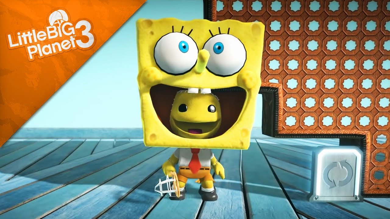 LittleBigPlanet 3 - spongebob squarepants costume - YouTube