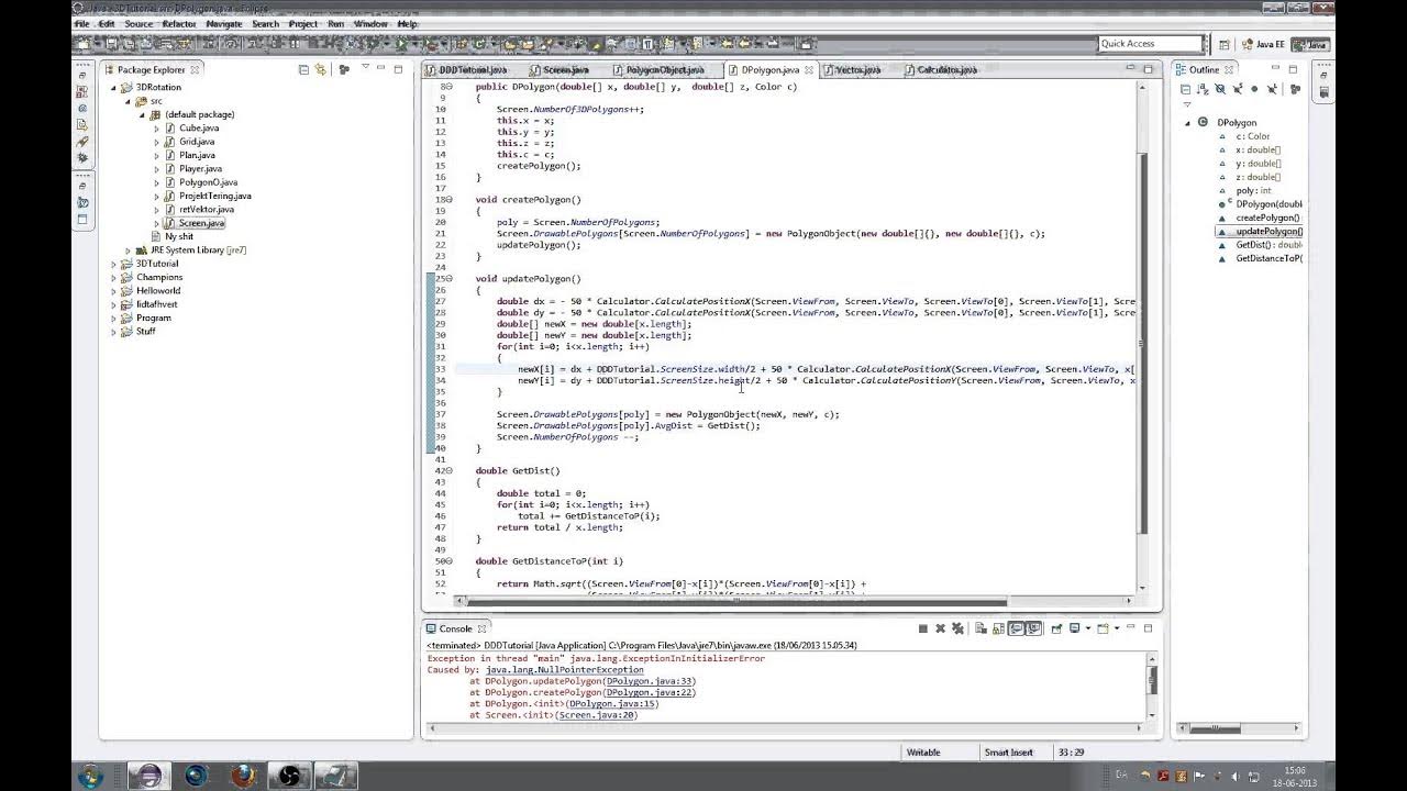 Java Tutorial #13 - 3D From scratch - Proper view rotation - YouTube