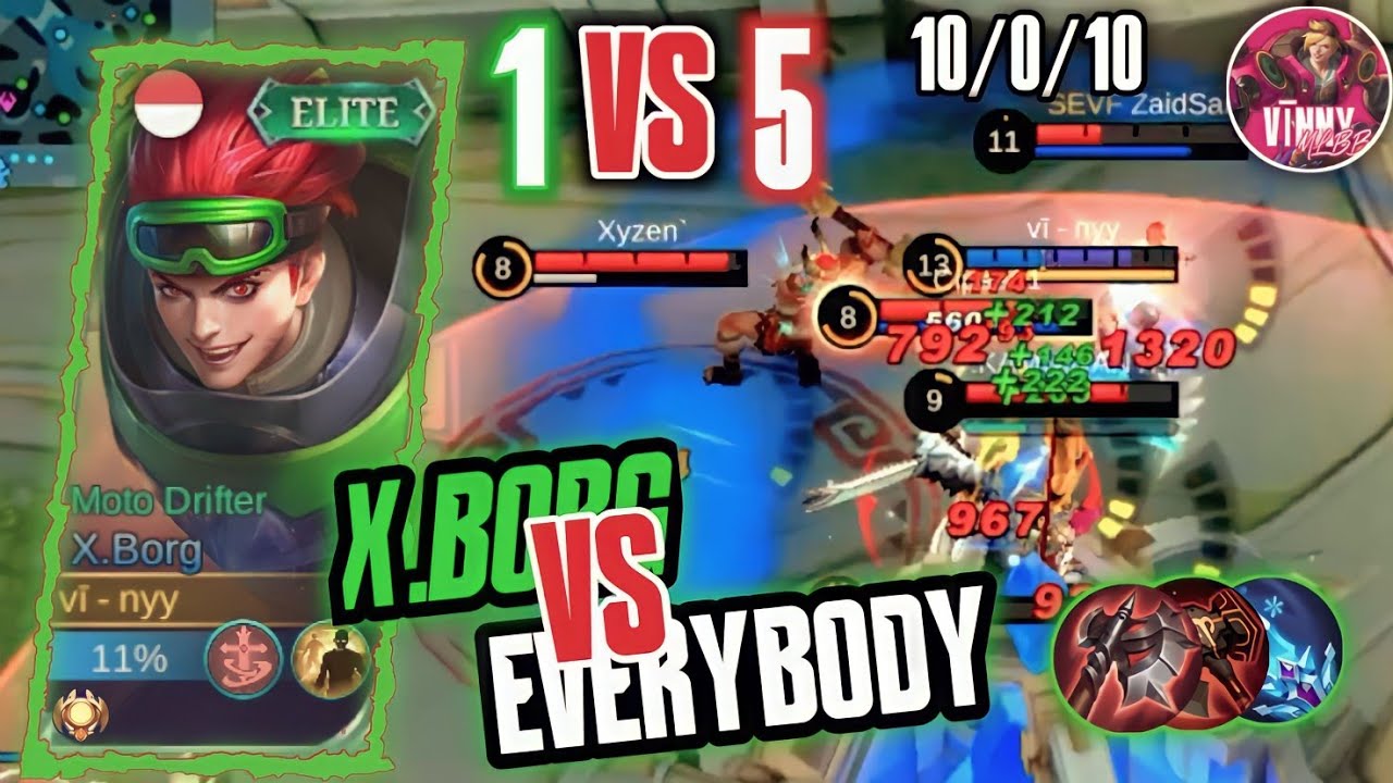 X.brog vs Everybody | Xborg gameplay | Xborg highlights|mlbb - YouTube