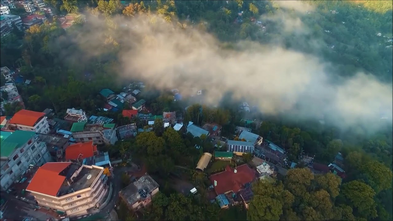 Drone view of Kalimpong - YouTube