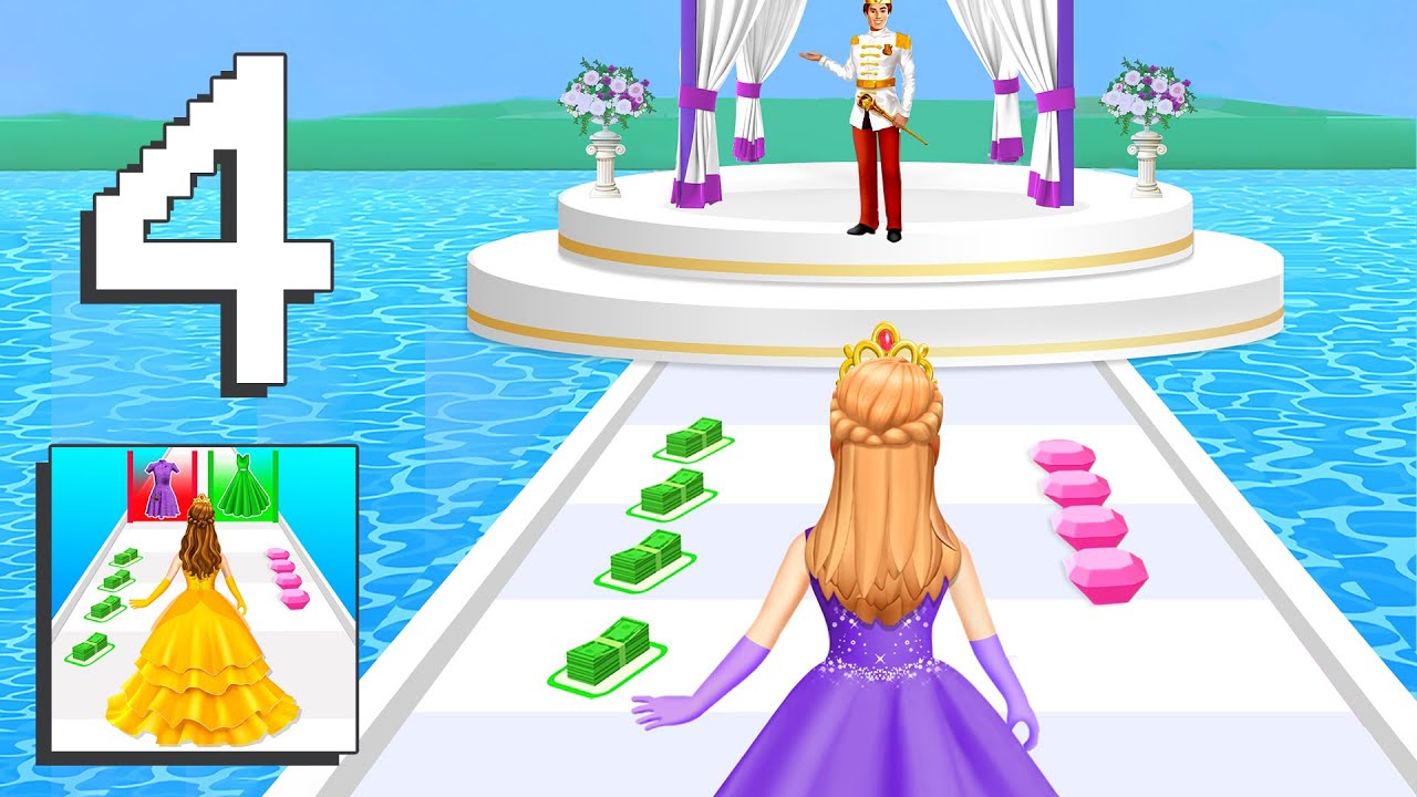 Princess Race: Wedding Games - PART 4 - YouTube