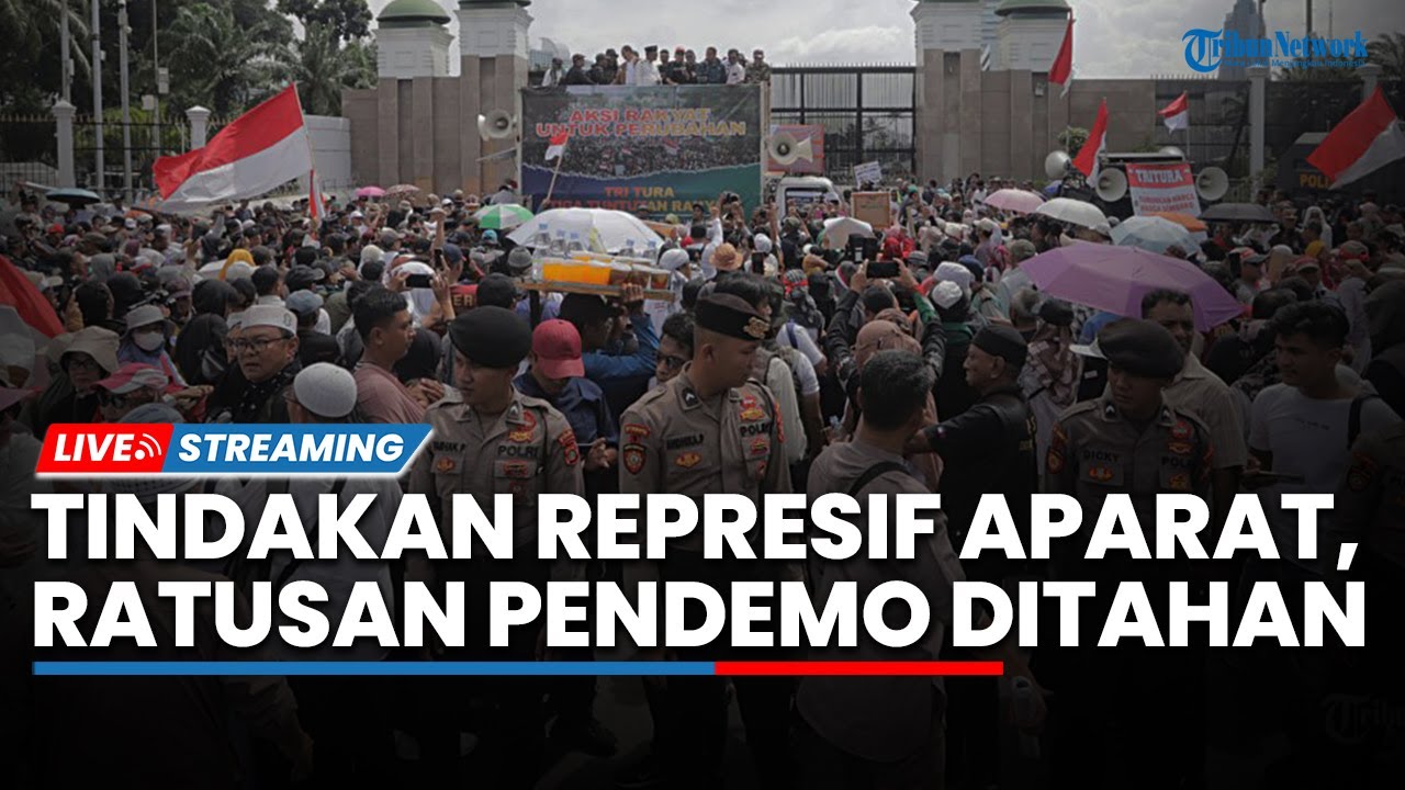 🔴Tindakan Represif Aparat ke Pendemo Hak Angket, FPDR Desak Bebaskan ...