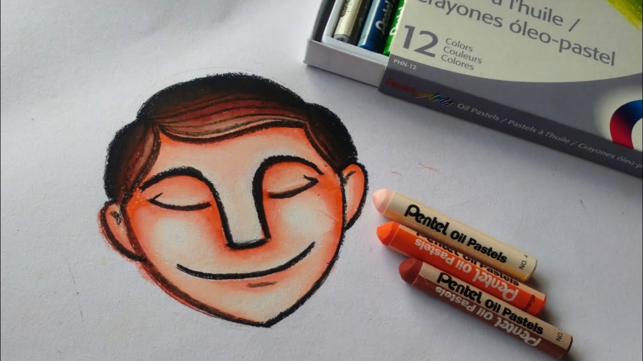 How to Draw face for Poster Making Step by step - YouTube