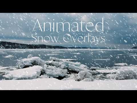 Animated Snow Overlays, a Texture Graphic by Freezerondigital