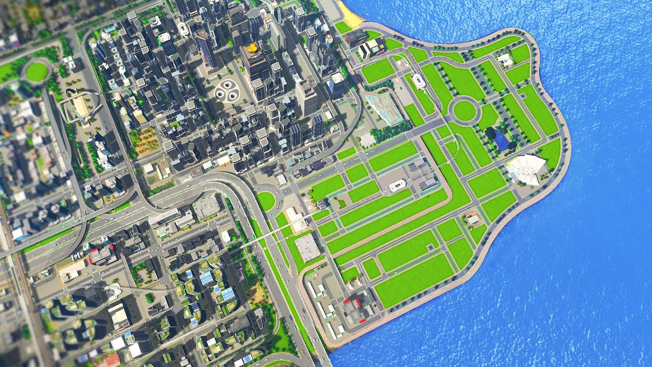 The DOWNTOWN CORE is Finished! - Cities Skylines - YouTube