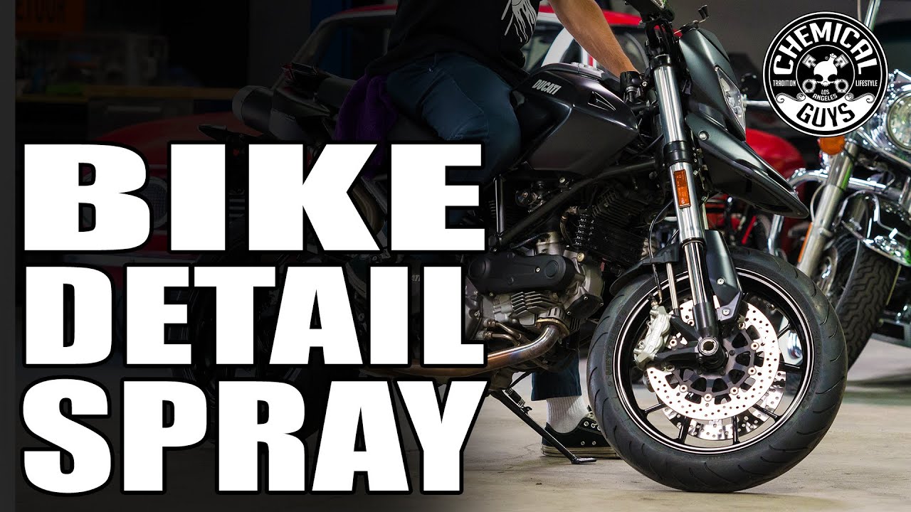 Quick Detail On Modern Sportbike - Chemical Guys Motorcycle Line - YouTube