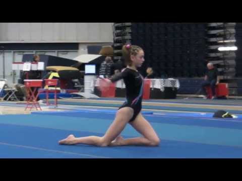 Jasmine's Floor Routine Gymnastics Ontario Provincial Championships 2013