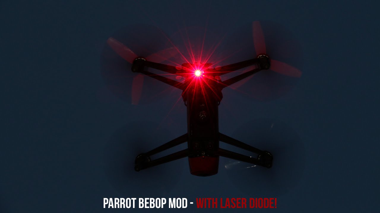 Parrot Bebop Drone with laser! - YouTube
