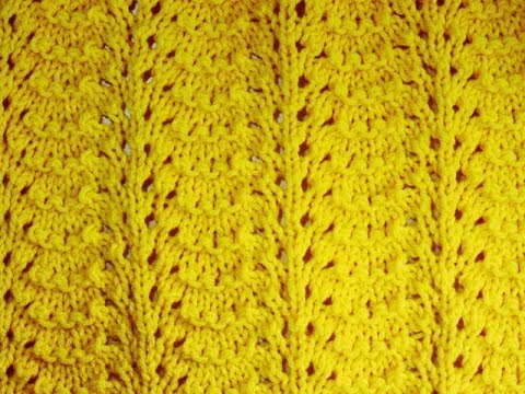 How to knit fantasy Stitch for beginners - YouTube