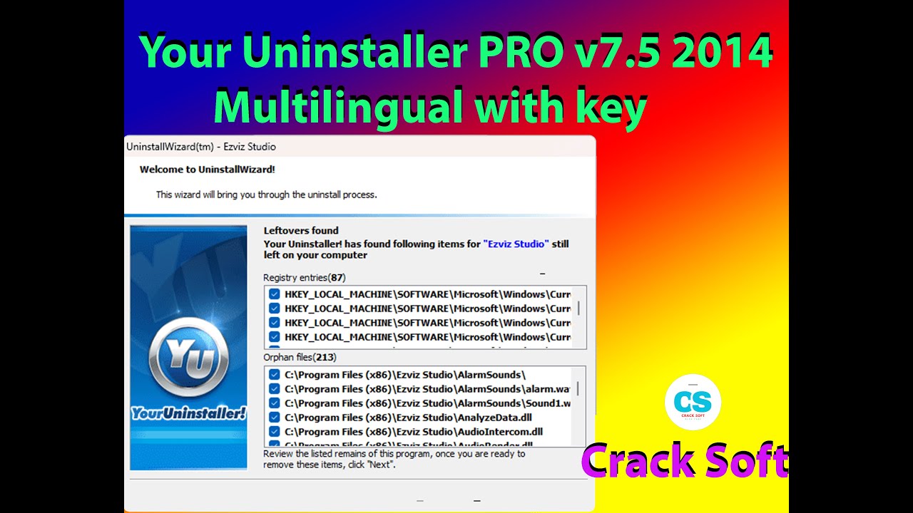 Your Uninstaller PRO v7.5 2014 Multilingual with key - YouTube