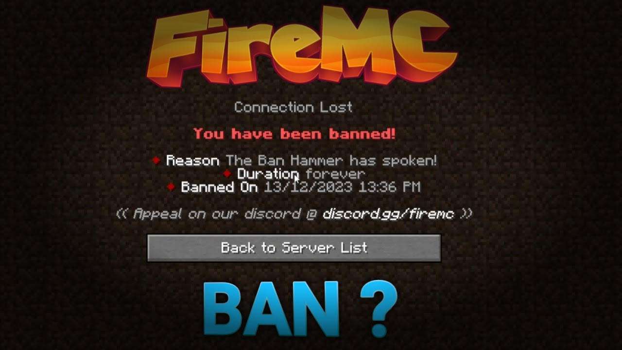 How I Got Banned on FireMC In Endwar! | Heartsteal | FireMC | Ban ...