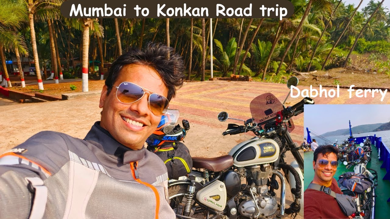 Mumbai to Konkan | 1st Solo Ride via Coastal Route | EP-01 | Dabhol and ...