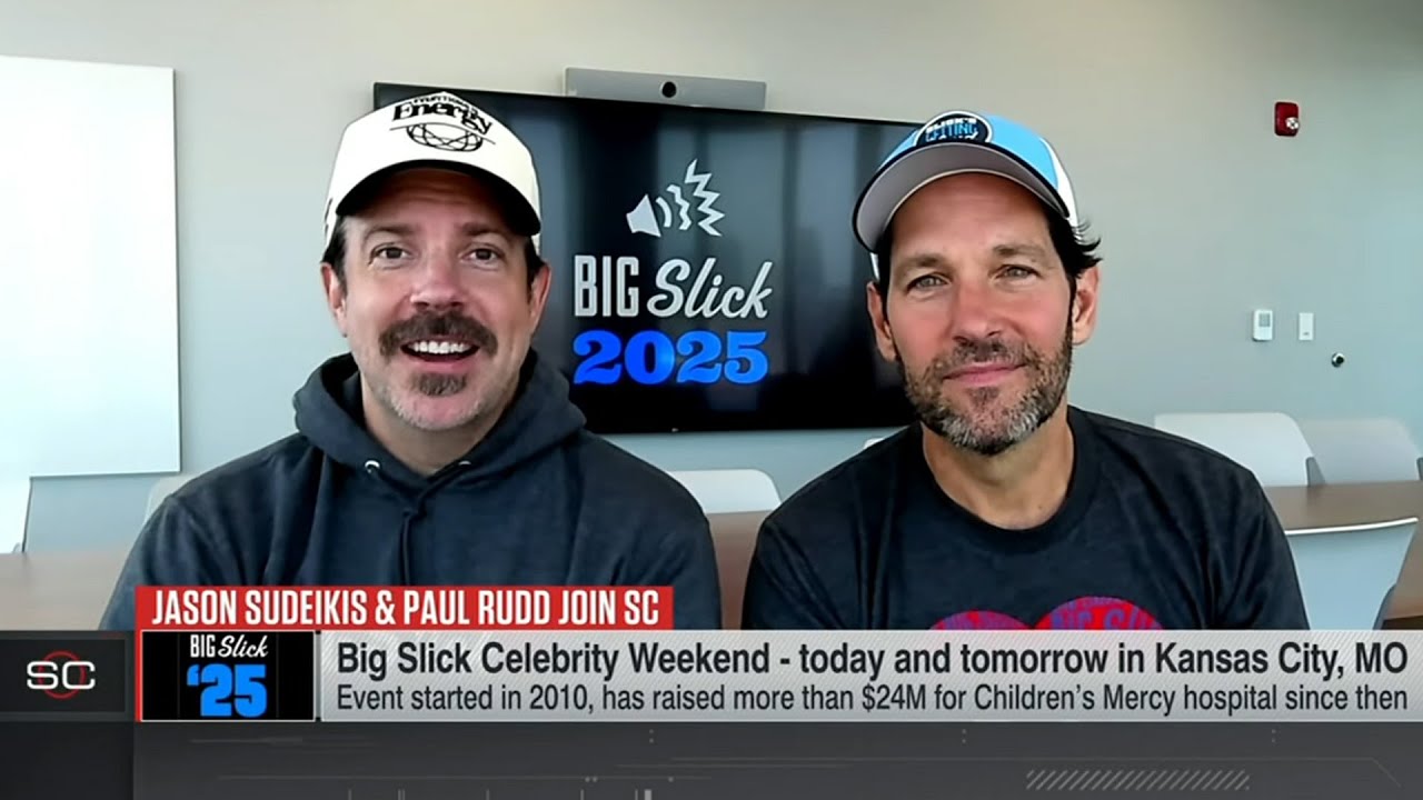 Jason Sudeikis & Paul Rudd talk Big Slick event, KC WNBA expansion team ...