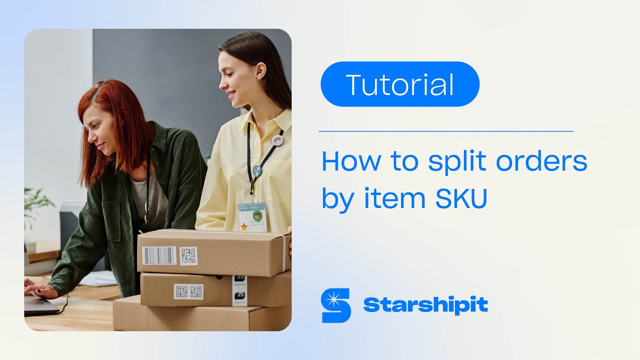 How to split orders by SKU - YouTube
