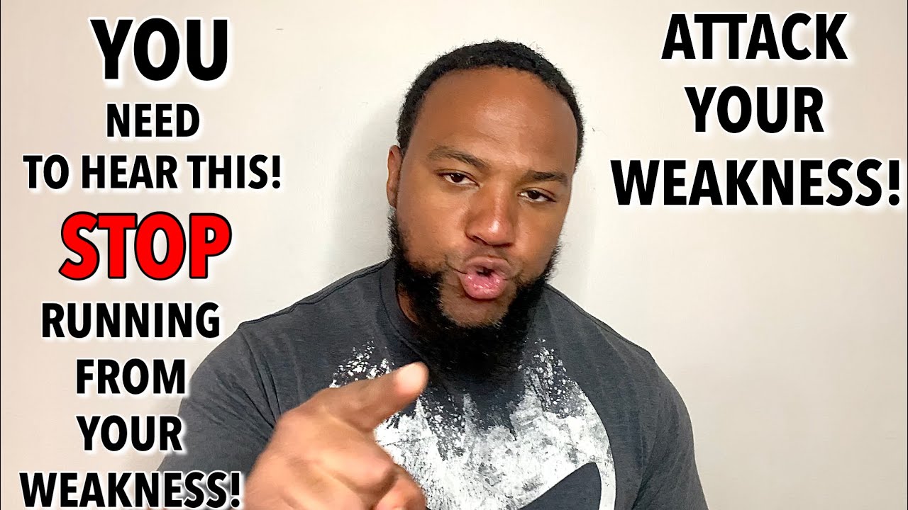 ATTACK YOUR WEAKNESSES! Football Training Tips. Motivation - YouTube