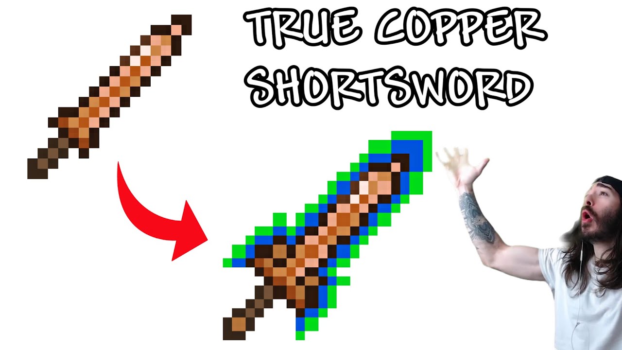 Copper Shortsword but OP??? TRUE COPPER SHORTSWORD Mod Review - YouTube