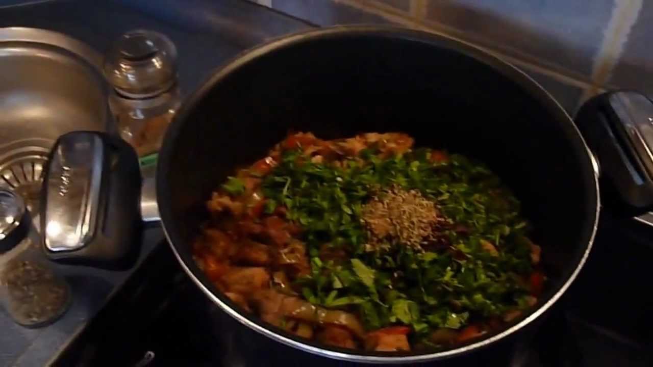 Chahohbili turkey (chakhokhbili) - Georgian turkey Stew. - YouTube