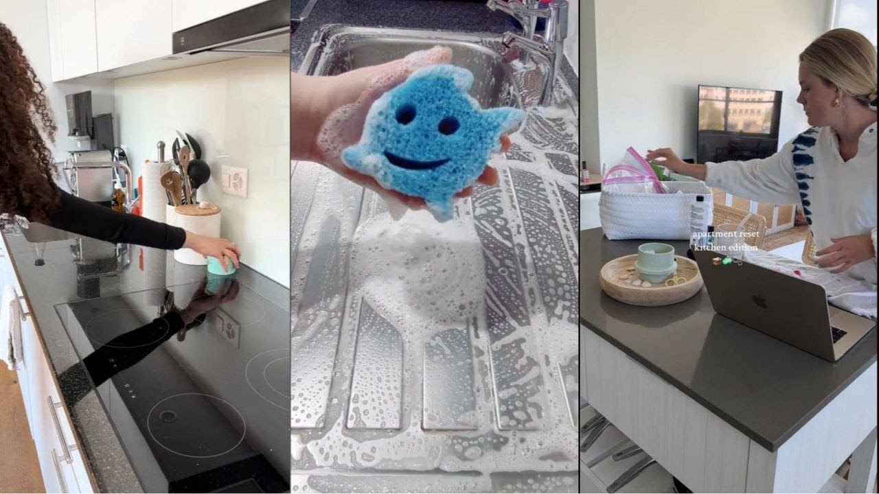 Compilation Random Kitchen Cleaning Tiktok - Video #42 - YouTube