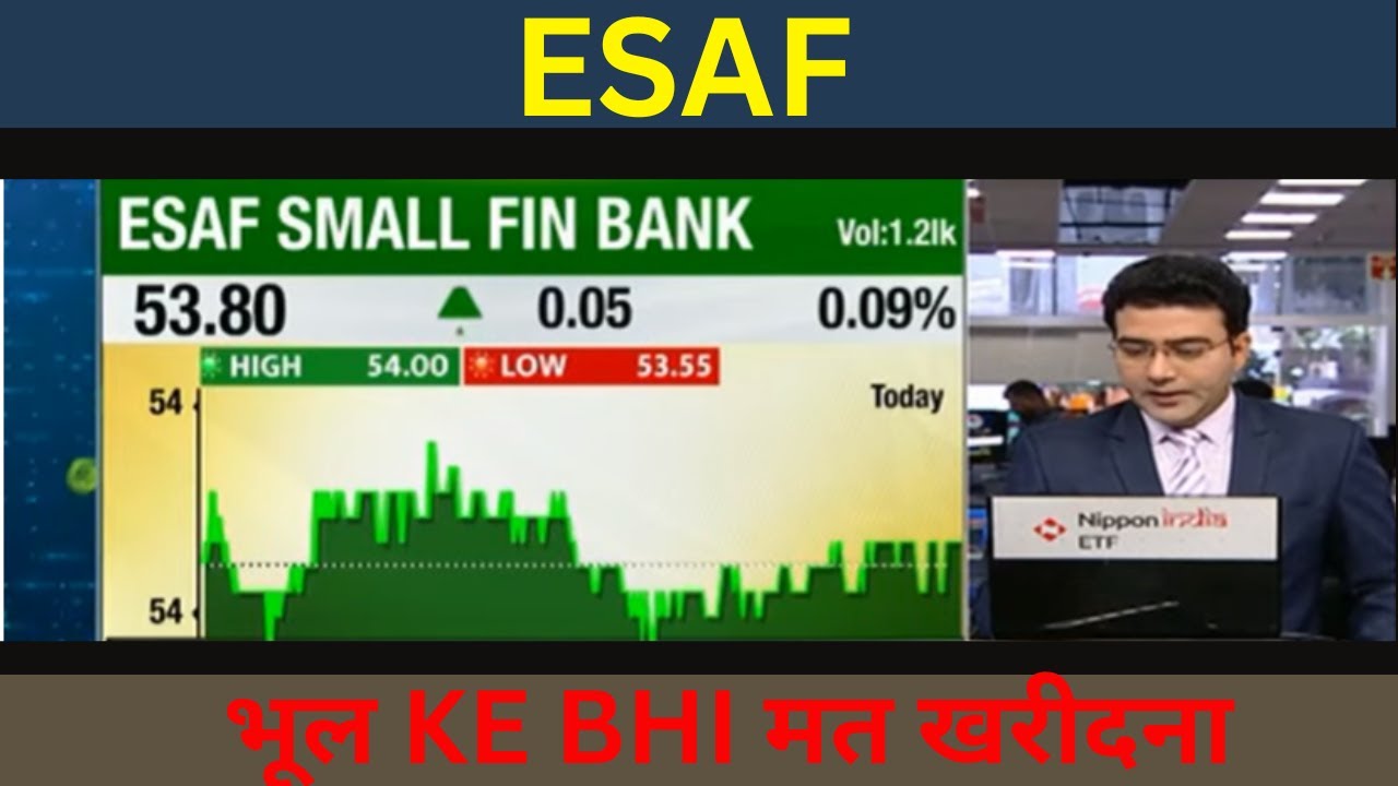 ESAF SMALL Share Latest News , ESAF SMALL FINANCE BANK , ESAF SMALL ...