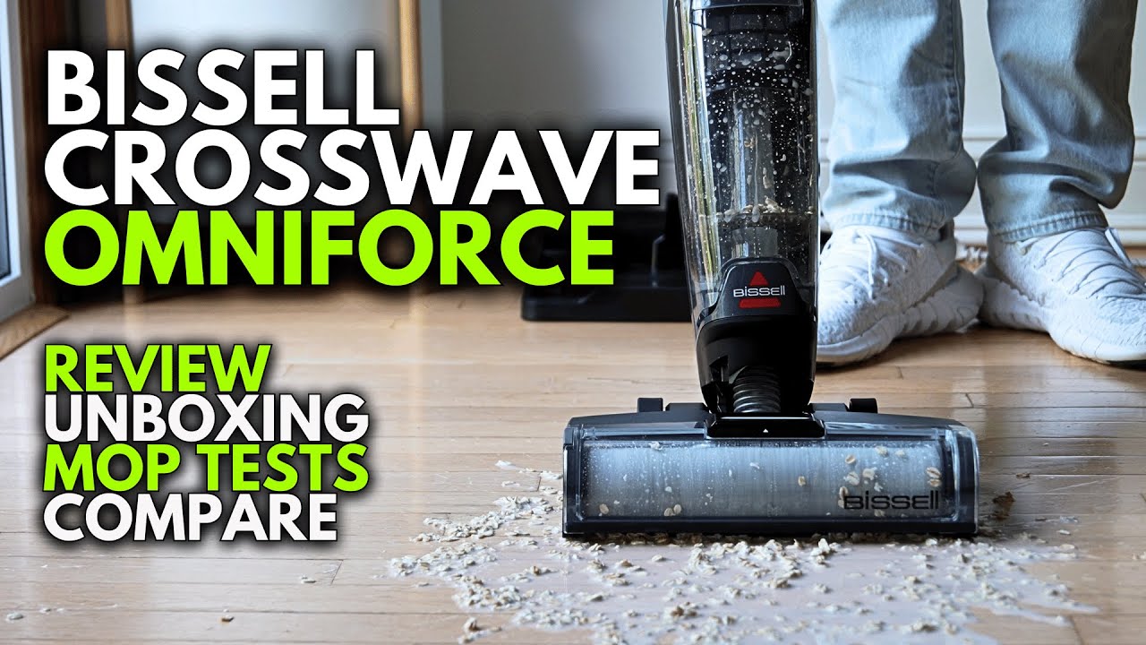 Bissell Crosswave OmniForce: Unboxing, Mop/Vac Tests & Review - YouTube