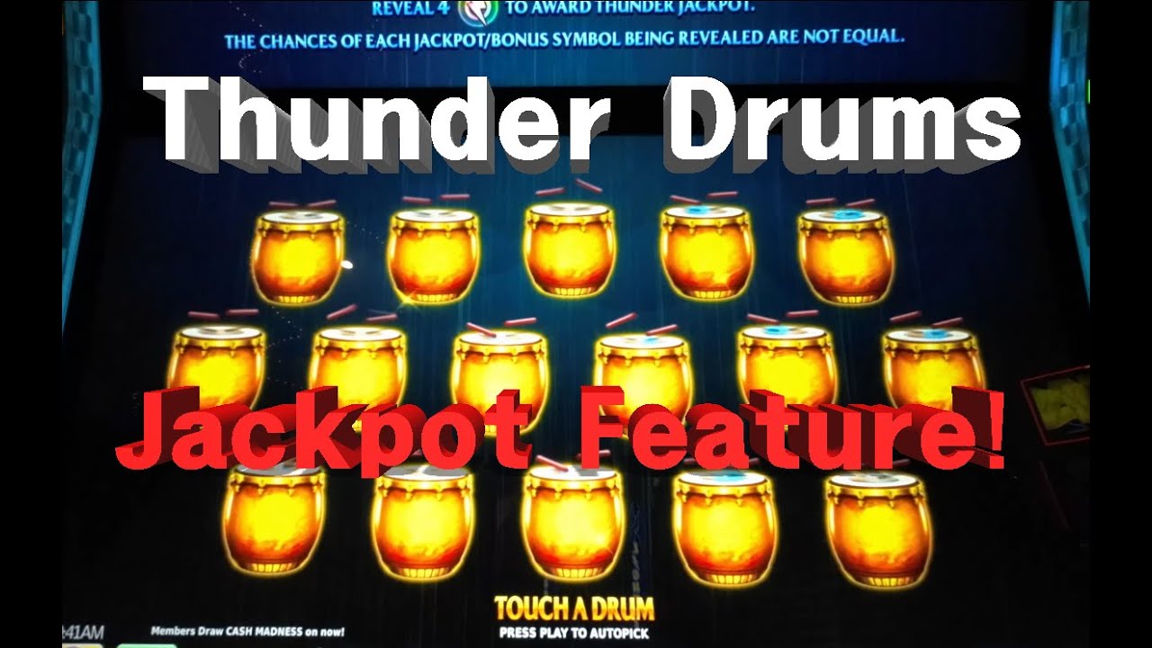 THUNDER DRUMS NEW SLOT MACHINE POKIE 500원으로 10만원 만들기! 리얼 슬롯 머신 포키게임 도전 ...