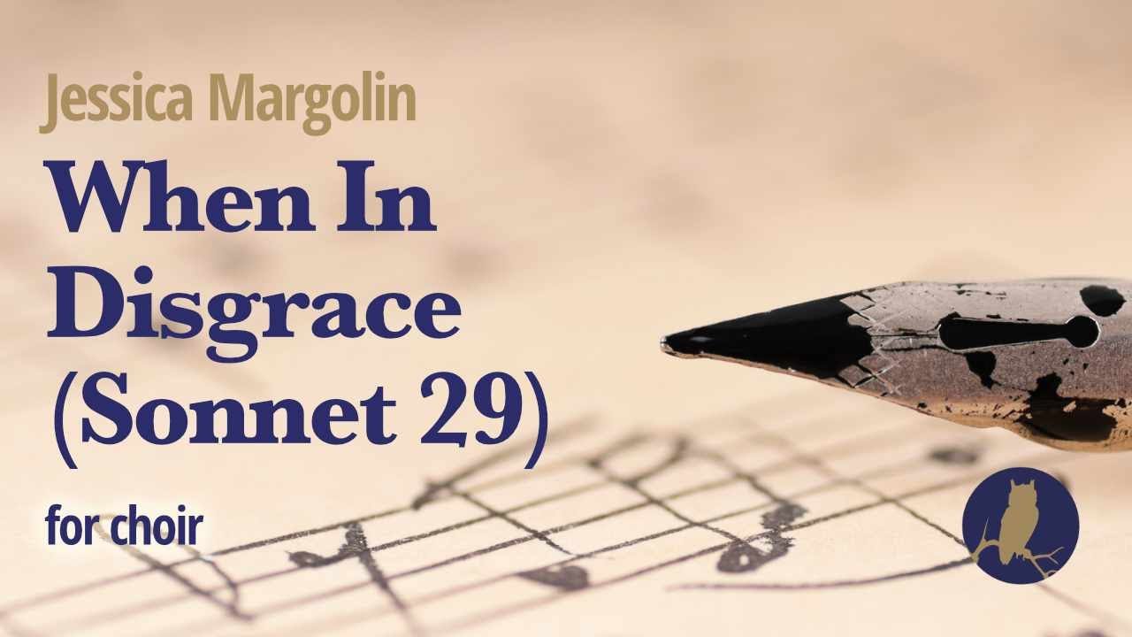 When In Disgrace (Shakespeare Sonnet 29) by Jessica Margolin - YouTube