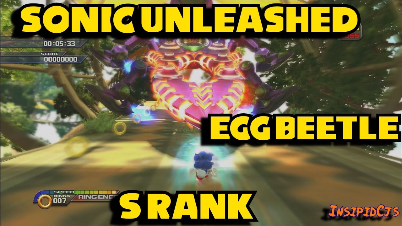 Sonic Unleashed: Egg Beetle Boss Battle (Mazuri) S-Rank - YouTube