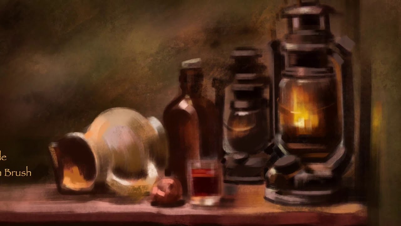 Still Life - Lamps On Table Against Wall | Still-Life Weekly ...
